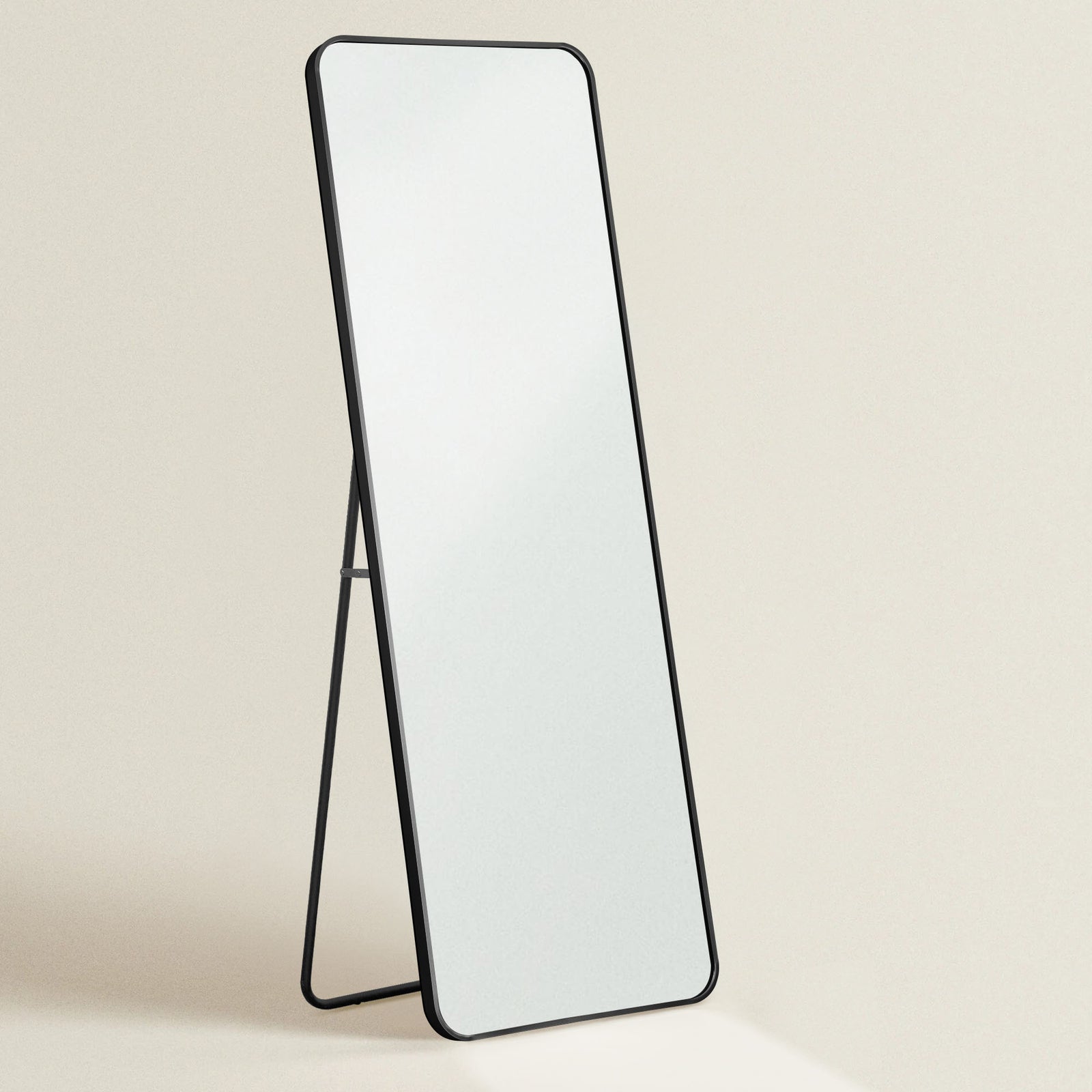 Dot 65"x24“ Modern Full Length Round Corner Mirror | Neutypechic